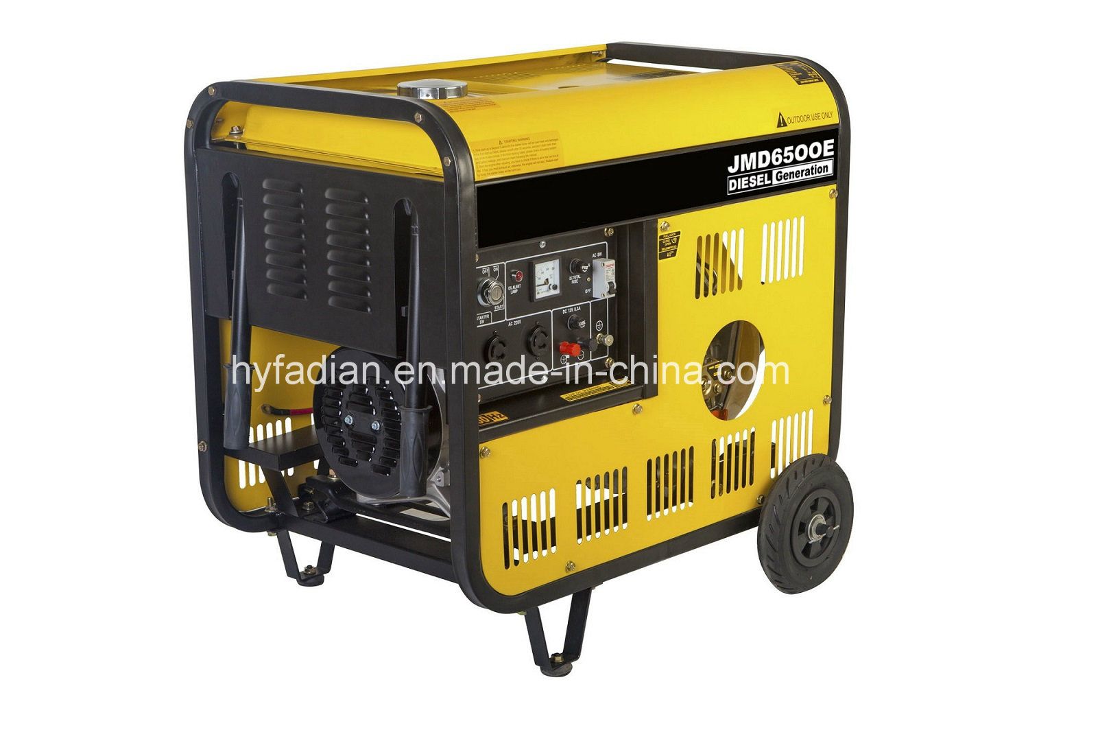 Protable Super Silent Type Diesel Generator with Wheels - China ...