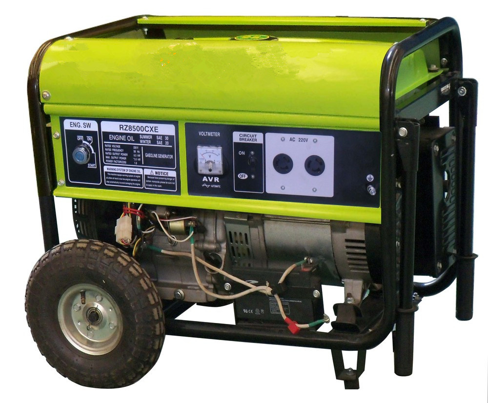 5kVA 13HP 220V AVR Gasoline Generator Electric Start Gasoline Generator ...