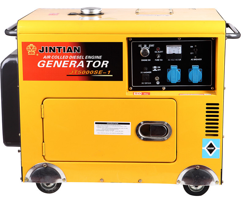 High Efficiency Diesel Generator with SGS (Jt5000se-1) - China ...