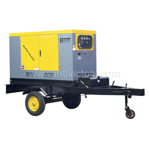 10kVA~200kVA Soundproof Movable Generator Sets - China Generator ...