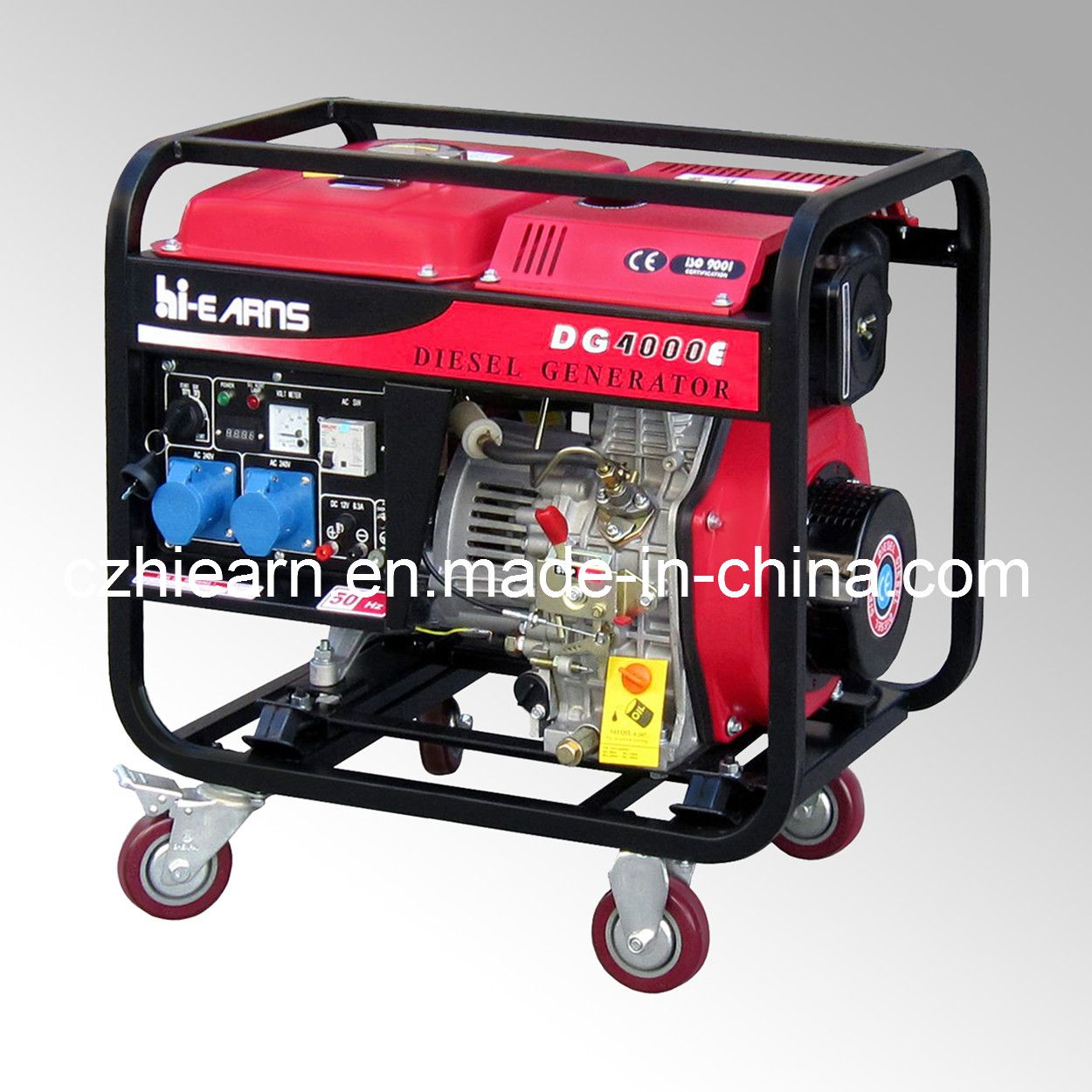 3kVA Portable Emergency Diesel Engine Power Generator Price (DG4000E ...
