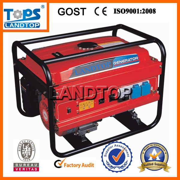 Tops Hand Start Air Cooled Gasoline Generator LTP5500 - China Generator ...