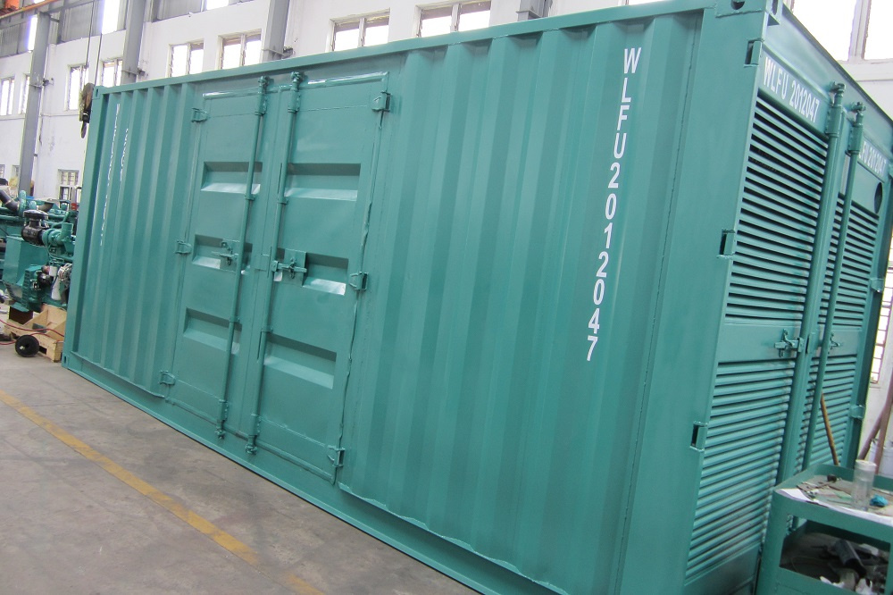 Container Type 800kVA Diesel Generator for Super Market Use - China ...