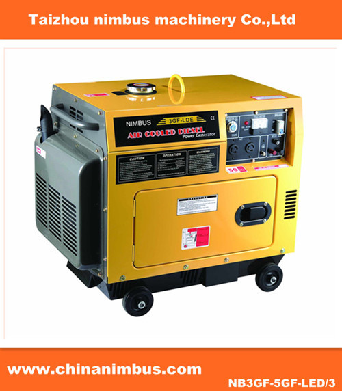 Four Stroke Electric Starter Diesel Generator Silent Generator ...