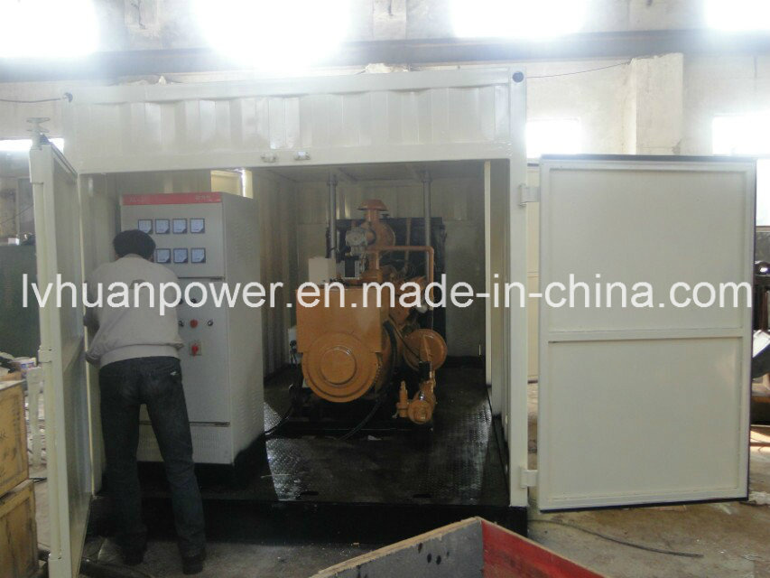 High Standard Container Silenced Type Water Cooling 200 Kw Coal Bed Gas Generator Set - China ...