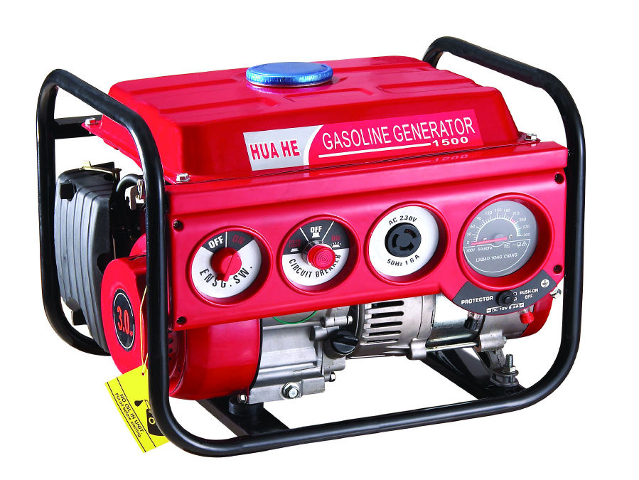 Red Small Gasoline Generator HH1500-A09 - China Generator Products ...