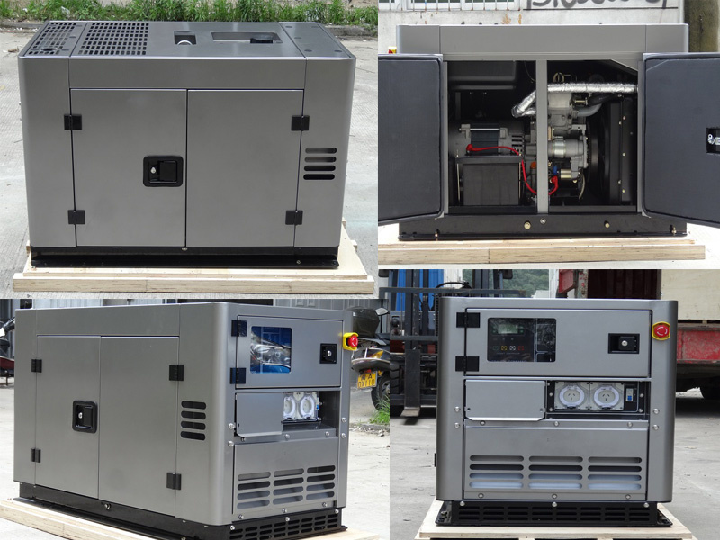 Kipor Model Portable 10kVA Silent Diesel Generator (DE12000T) - China ...