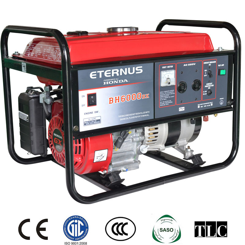 Bank Big Power Electric Start Gasoline Generator (BH6000EX) - China ...