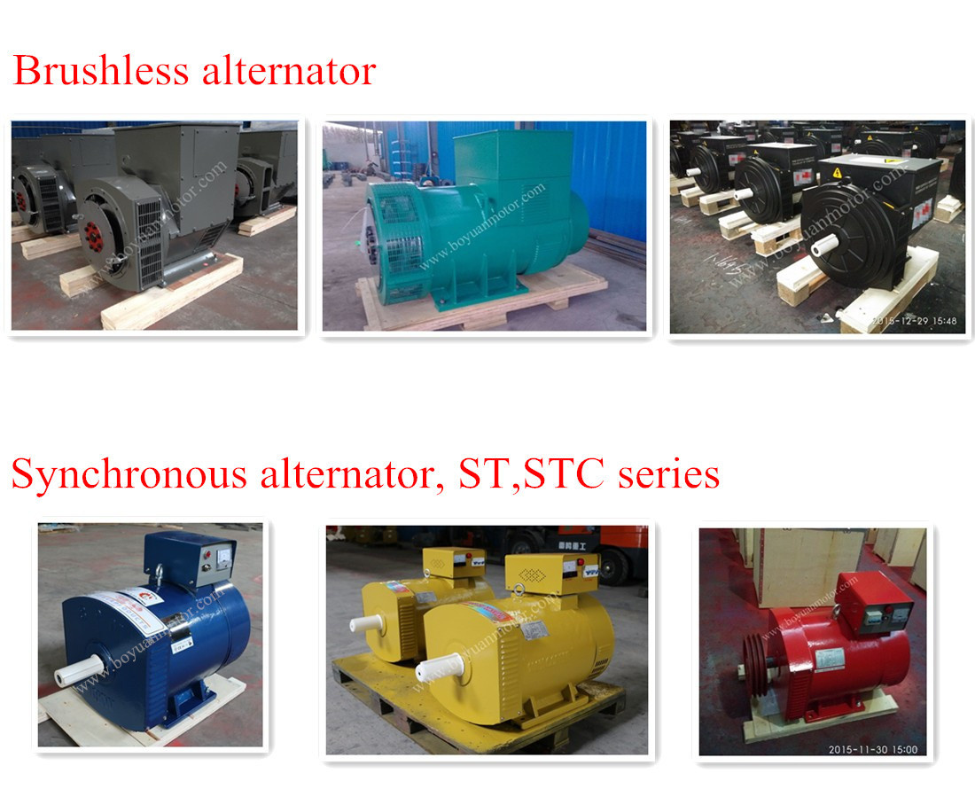 Stc Three Phase a. C Synchronous Electric Generator with Pulley - China ...