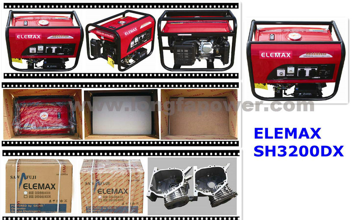 Portable 4.5kVA Elemax Gasoline Generator with 1 Year Warranty - China ...