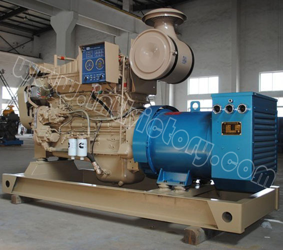 40kVA~1100kVA CCS Certified Cummins Marine Diesel Genset with Heat ...